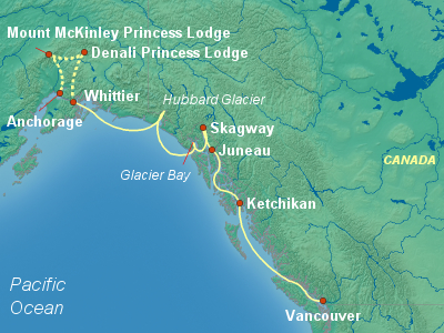 Sapphire Princess | Denali Explorer Cruisetour - Tour #HB5 | Deal ...